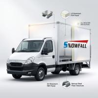 China UV Resistant Exterior FRP Panel Dry Freight Truck Box with Steel Floor Construction for sale
