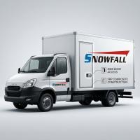 China Side Door Access Model FRP Composite Sandwich Dry Cargo Box with Quick Installation Design for sale
