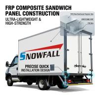 China Compact 2m Mini Size FRP Composite Sandwich Dry Cargo Box with Quick Installation Design for sale