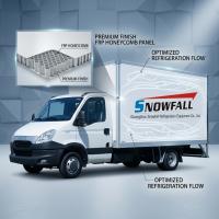China Premium Finish White FRP Honeycomb Dry Cargo Box with Panel Kit Assembly System for sale