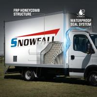 China Waterproof Sealed FRP Honeycomb Dry Cargo Box with Panel Kit Assembly System for sale