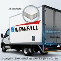 China Pallet-Friendly Interior FRP Panel Dry Freight Truck Box with Steel Floor Construction for sale