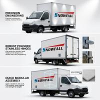 China Long Distance Transport FRP Composite Sandwich Dry Cargo Box with Quick Installation Design for sale