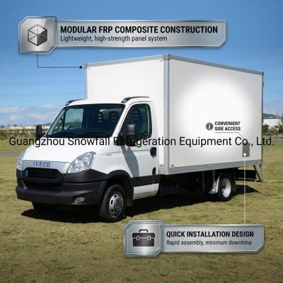 China Side Door Access Model FRP Composite Sandwich Dry Cargo Box with Quick Installation Design for sale