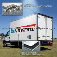 China Reinforced Roof Structure PP Core Dry Truck Body Box for Freight Transport Application for sale