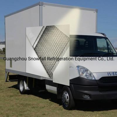 China Forklift Accessible Base FRP Honeycomb Dry Cargo Box with Panel Kit Assembly System for sale