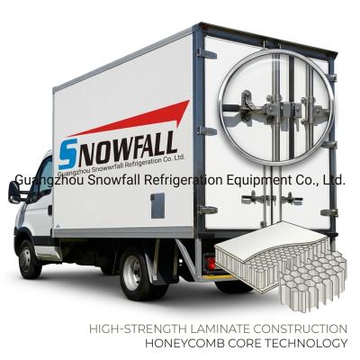 China Aerodynamic Nose Cone Lightweight Honeycomb Dry Truck Body for Reliable Cargo Transport for sale