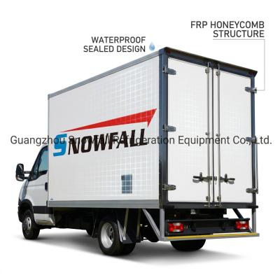 China Waterproof Sealed FRP Honeycomb Dry Cargo Box with Panel Kit Assembly System for sale