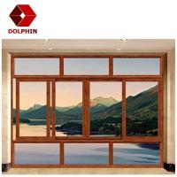 China Sash Design Aluminium Frame Sliding Window Energy Saving Double Glass Glazed for sale