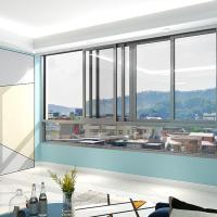 China Architectural Residential Aluminium Sliding Windows Powder Coating Coffee Brown for sale