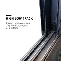 China Aluminum Glass Sliding Window For Villa , Horizontal Aluminum Profile Sliding Windows for sale
