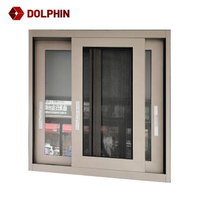 China Aluminum Glass Sliding Window For Villa , Horizontal Aluminum Profile Sliding Windows for sale