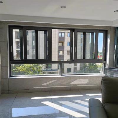 China Durable Aluminium Sliding Window Double Glazed Heat Insulation Waterpfoof for sale