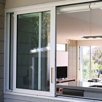 China Modern House Aluminium Frame Sliding Window Insect Control Sliding Balcony Window for sale