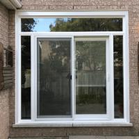 China Modern House Aluminium Frame Sliding Window Insect Control Sliding Balcony Window for sale