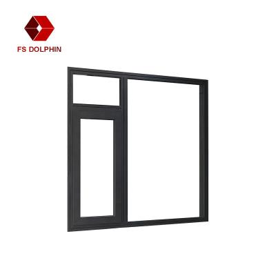 China Anti Scratch Aluminum Casement Window Double Glazed Size Customized for sale