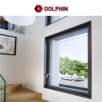 China Thermal Break Aluminum Casement Window Double Toughened Glass Aluminum Windows for sale