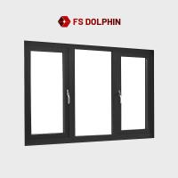 China Villa Double Glazed Aluminium Window Hurricane Proof Aluminum Casement Window for sale