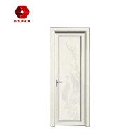 China Swing Aluminium Profile Door Toilet Bathroom Kitchen Customized Tempered Glass Casement Door for sale