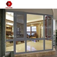 China European Style Tilt Turn Aluminium Windows Anti Theft Waterproof For Bedroom for sale