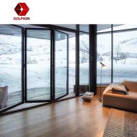 China Sound / Heat Insulation Aluminium Folding Door Mechanism External Bifold Aluminium Doors for sale