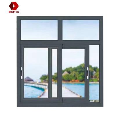 China Modern 3 Rails Aluminum Door And Window Frames Thermal Break Sliding Panels for sale
