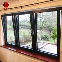 China High Efficiency Low E Modern Tilt Turn Window Aluminum Casement With Screen for sale