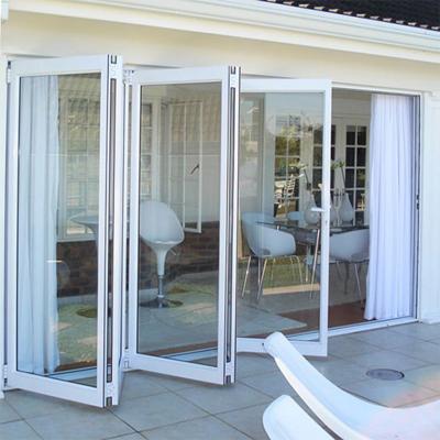 China Sound And Heat Insulation Aluminum Folding Door 6063-T5 15 19mm for sale