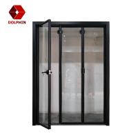 China Patio Exterior Accordion Bi Fold Aluminum Frame Door Soundproof Glass for sale