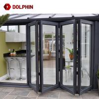 China Soundproof Bi Folding Door , Bi Folding Interior Aluminum Door for sale