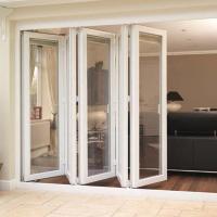 China Thermal Break Aluminum Glass Sliding Folding Doors For Residential Storefront for sale