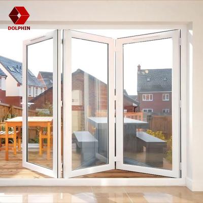 China Horizontal Sliding Folding Windows , Black White French Style Window For Villa for sale