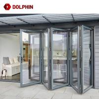 China Horizontal Sliding Folding Windows , Black White French Style Window For Villa for sale