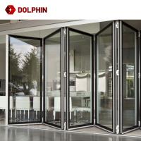 China Factory Direct Shop Windows Aluminum Folding Window Vertical Bi-Fold Window For Sale for sale