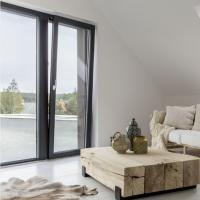 China Modern casement window Popular Customized Size livingroom Aluminum turn and tilt casement Windows for sale