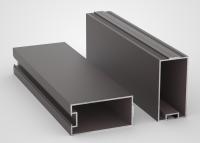 China Curved Aluminum Extrusion 6063 Curtain Wall Profiles Powder Coated for sale