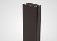 China Curved Aluminum Extrusion 6063 Curtain Wall Profiles Powder Coated for sale