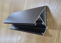 China Anodized 0.8mm Aluminium Folding Door Profiles Interior Casement for sale