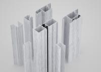 China T5 Aluminium Door Profiles White Powder Coating 0.8mm Thickness for sale