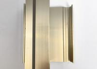 China DIN AAMA Aluminium Casement Door Profiles Electrophoresis for sale