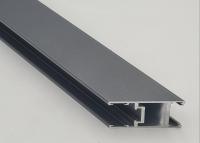 China Square Aluminium Sliding Door Profiles Energy Conservation Powder Coating for sale
