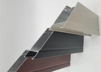 China T5 T6 Aluminum Door Profile Powder Coated Aluminium Channel for sale