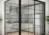 China Mill Finish Narrow Aluminum Glass Door Frame Anti Rust T5 T6 Temper for sale