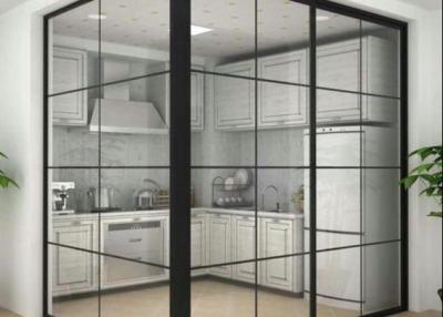 China Mill Finish Narrow Aluminum Glass Door Frame Anti Rust T5 T6 Temper for sale