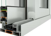 China Anodized Aluminum Window Frame Extrusions White Furniture Decoration for sale