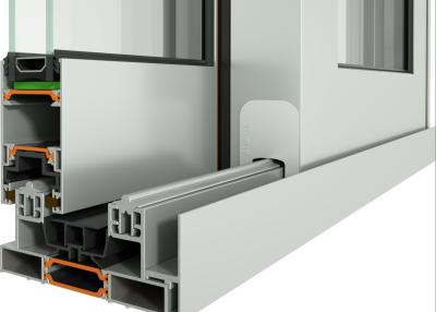 China Anodized Aluminum Window Frame Extrusions White Furniture Decoration for sale