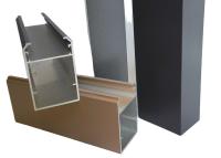China 6m Sliding Window Aluminium Profile 6000 Series Temper Flat Color for sale