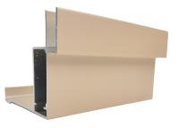 China Champagne Aluminium Window Profiles 6000 Series anti Corrosion for sale