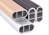 China Anodizing 6063 T5 Aluminum Extruded Profile For Wardrobe Alkali Resistance for sale