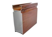 China 1.2mm Aluminium Sliding Window Profile Wooden Grain Marble Texture Adhesion for sale